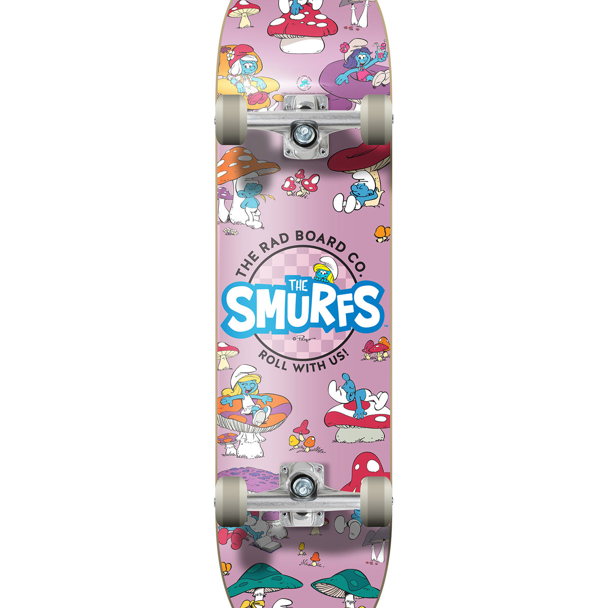 RAD X SMURFS COMPLETE SKATEBOARD PROGRESSIVE - FUNGI | Podium Supply Co ...